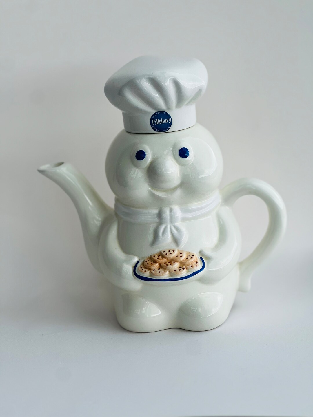1997 Pillsbury Doughboy Teapot - Etsy