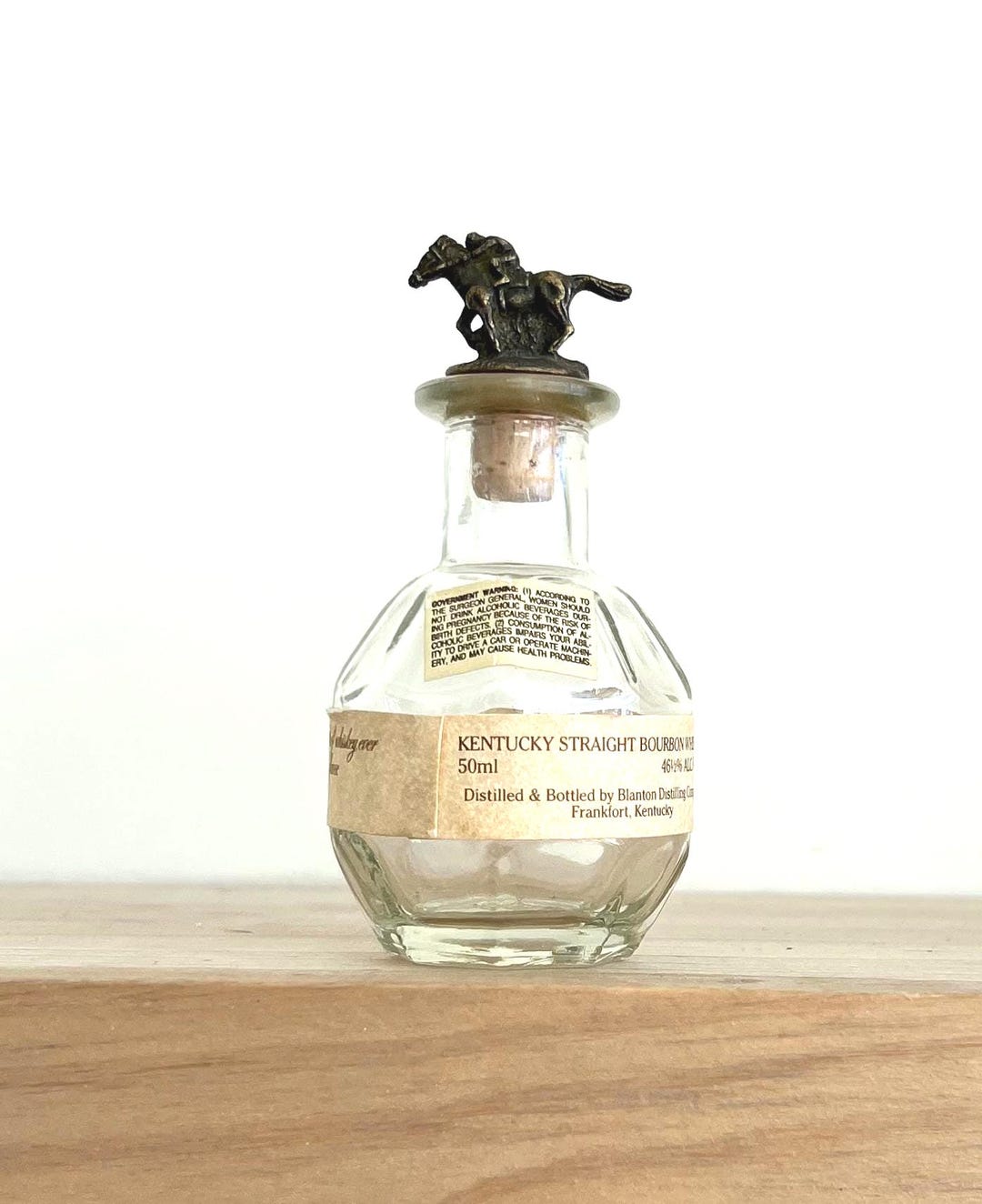 Miniature Blanton’s Single Barrel Bourbon Whiskey Bottle 50ml Mini ...