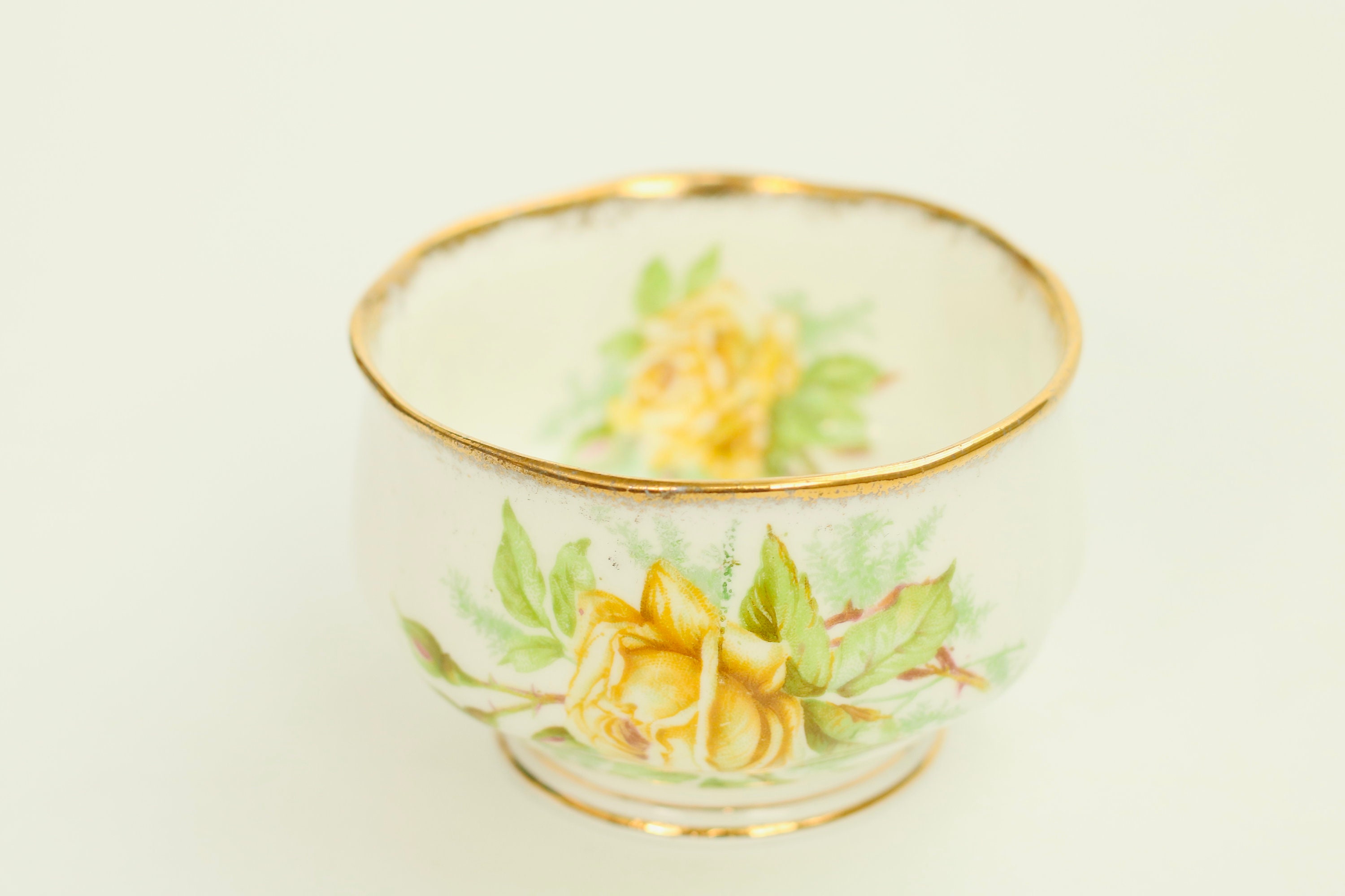 Royal Albert Yellow Tea Rose Cream and Open Sugar Bowl - Etsy