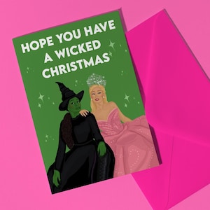 Hope You Have A Wicked Christmas - Wicked the Musical Christmas Card ...