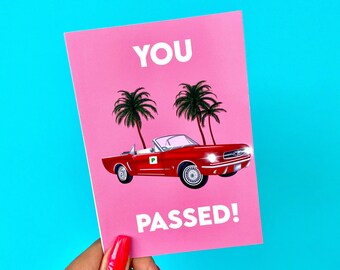 Driving Lesson Card - Etsy