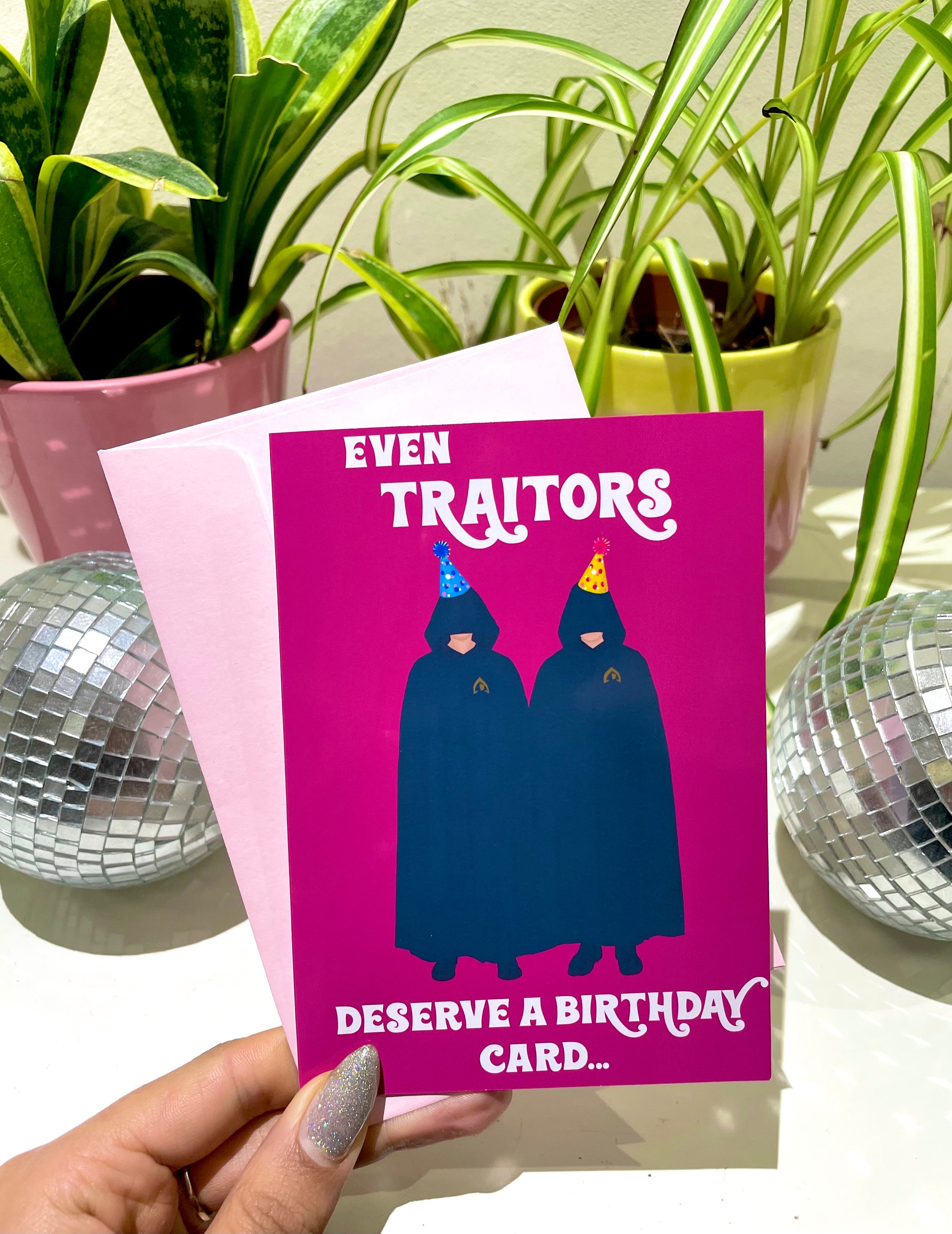 The Traitors Birthday Card the Traitors TV Show Greeting Card for ...