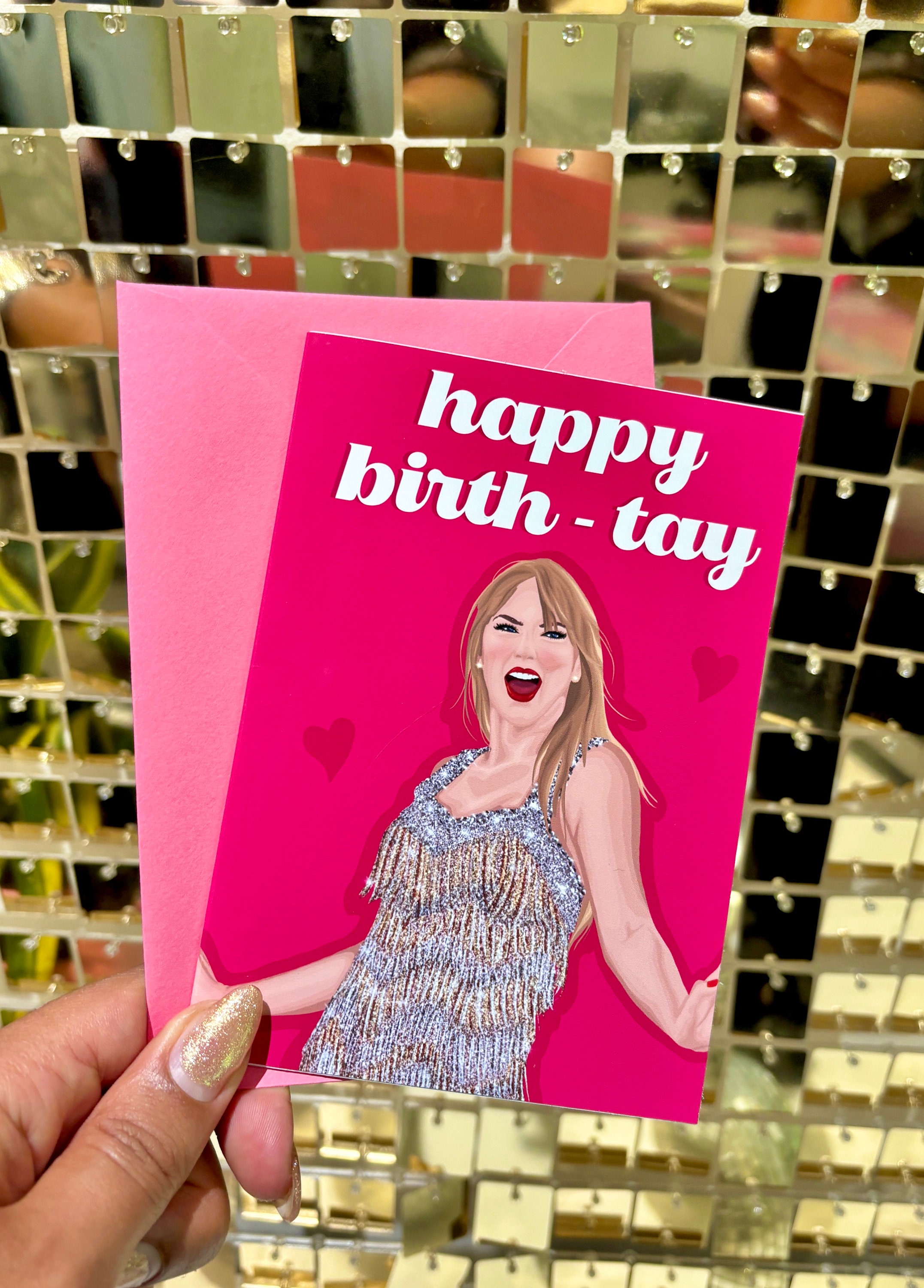 Taylor Swift Birthday Card for Her Era Tour Greeting Card for Friend ...