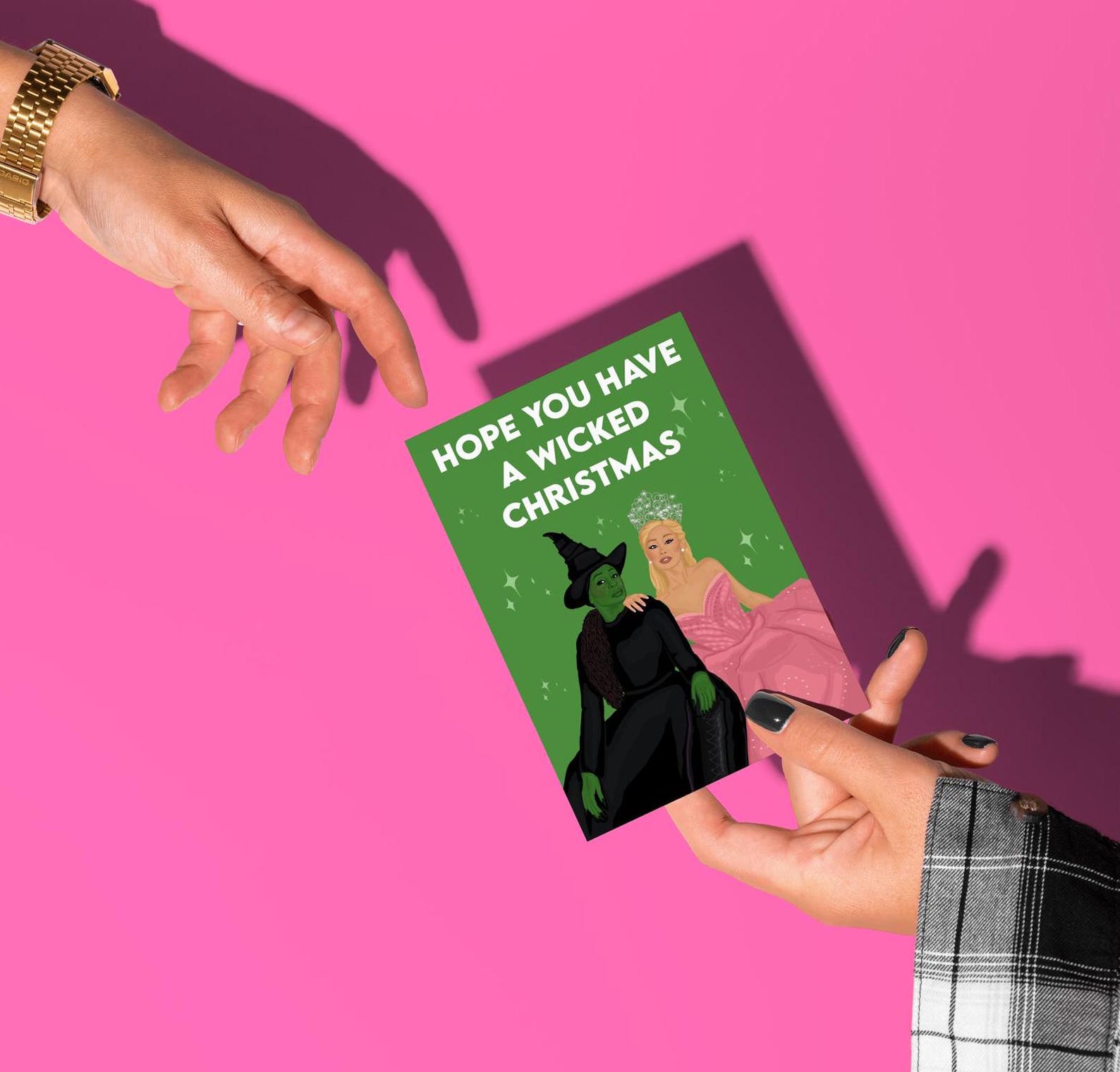 Hope You Have A Wicked Christmas - Wicked the Musical Christmas Card ...
