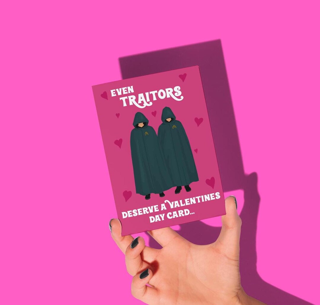 The Traitors Valentines Card - the Traitors TV Show Greeting Card for ...
