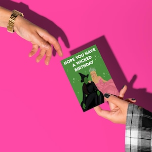 Hope You Have A Wicked Birthday - Wicked the Musical Birthday Card ...