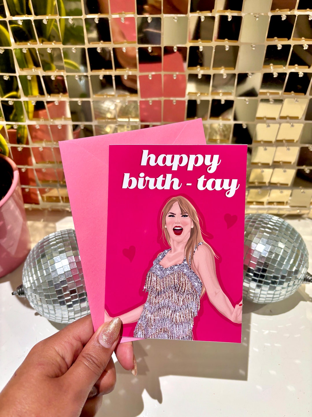 Taylor Swift Birthday Card for Her Era Tour Greeting Card for Friend ...