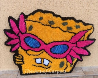 Spongebob Tuft Rug - Etsy