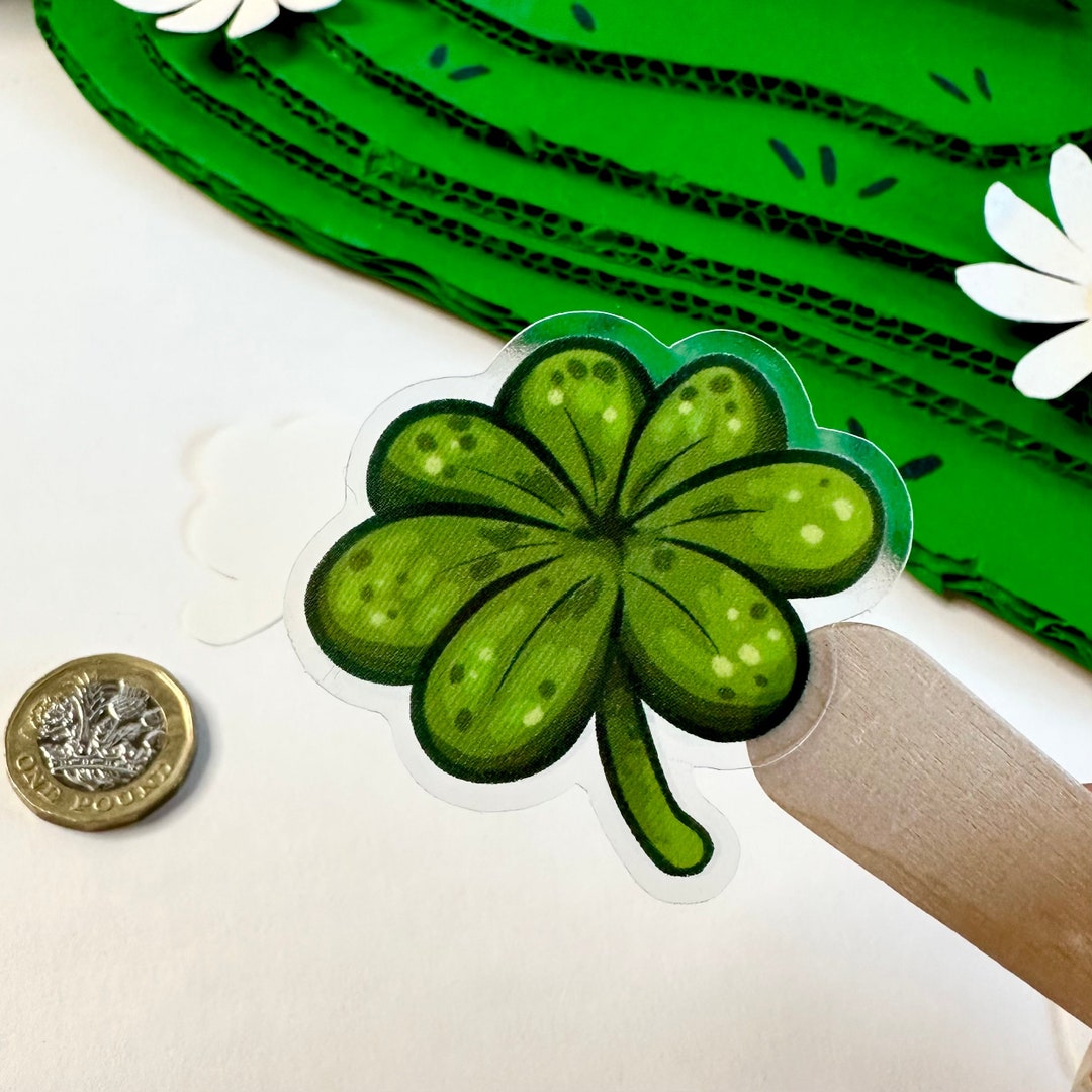Lucky Seven Leaf Clover - Etsy