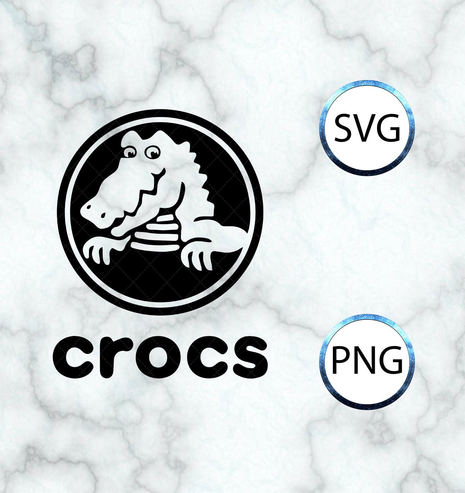 Crocs Logo PNG SVG | Etsy
