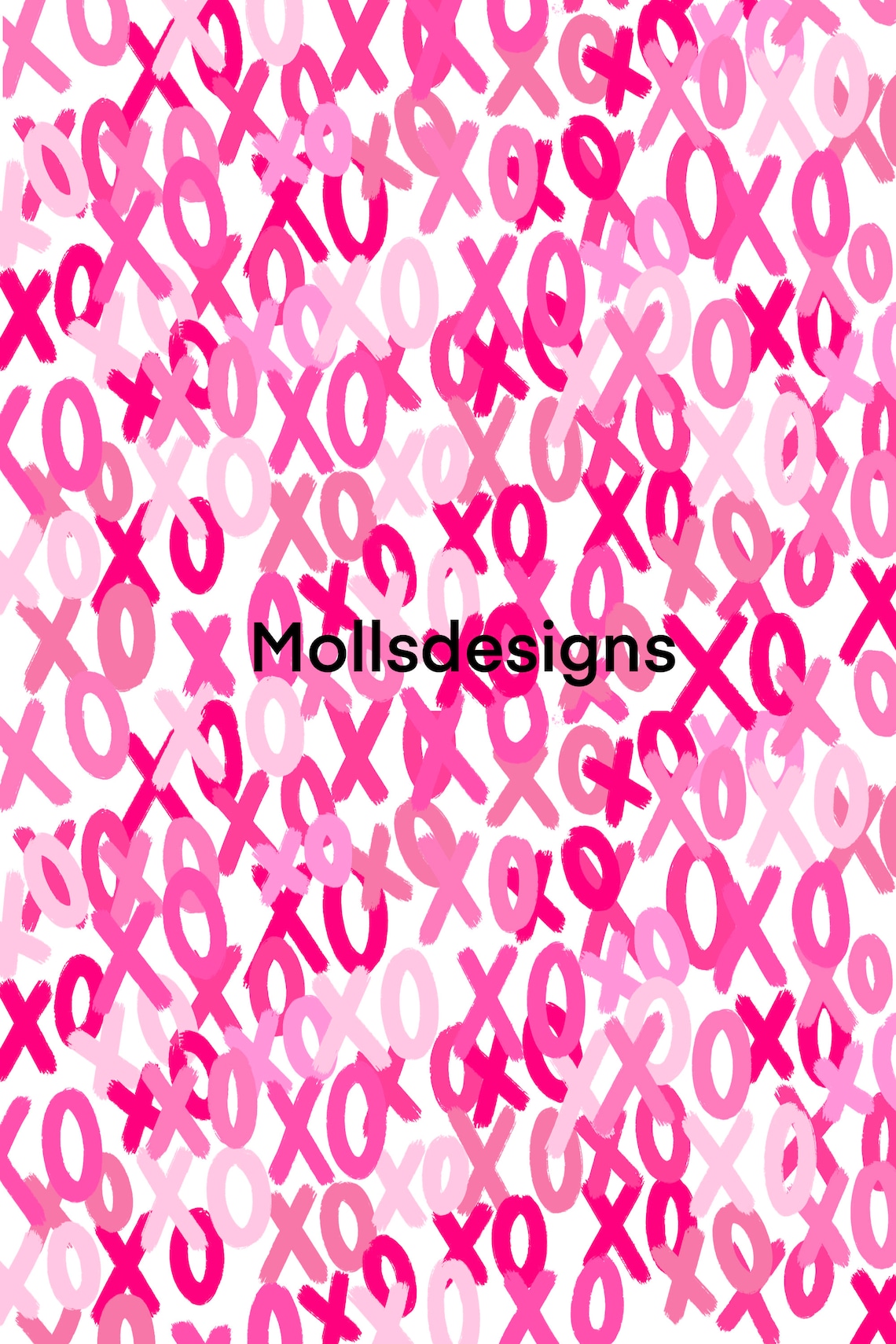 Pink XOXO Abstract Digital Download Preppy Wall Art Room | Etsy