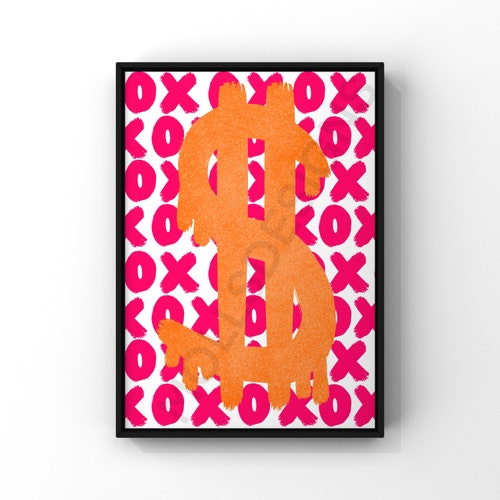 Preppy Pink Cowboy Boots Wall Art Design digital Download - Etsy