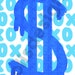 Preppy Blue XOXO Money Sign digital Download, Preppy Wall Art, Room ...