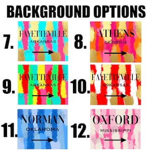 CUSTOM Location Wall Art Design (digital Download), Preppy Wall Art ...