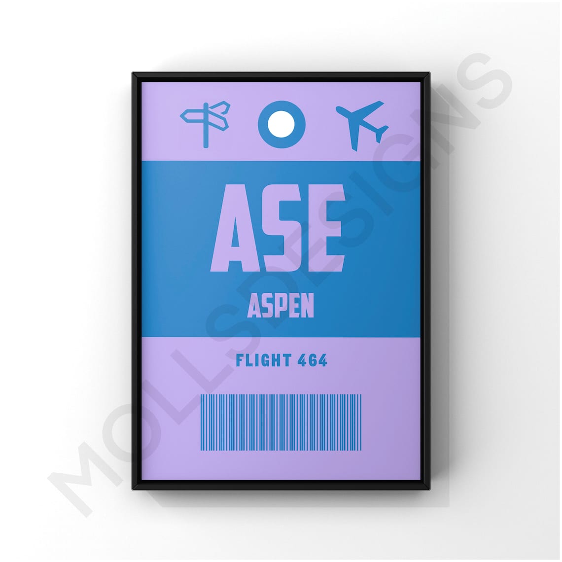 Preppy Boarding Pass Travel Wall Art Pack digital Download - Etsy