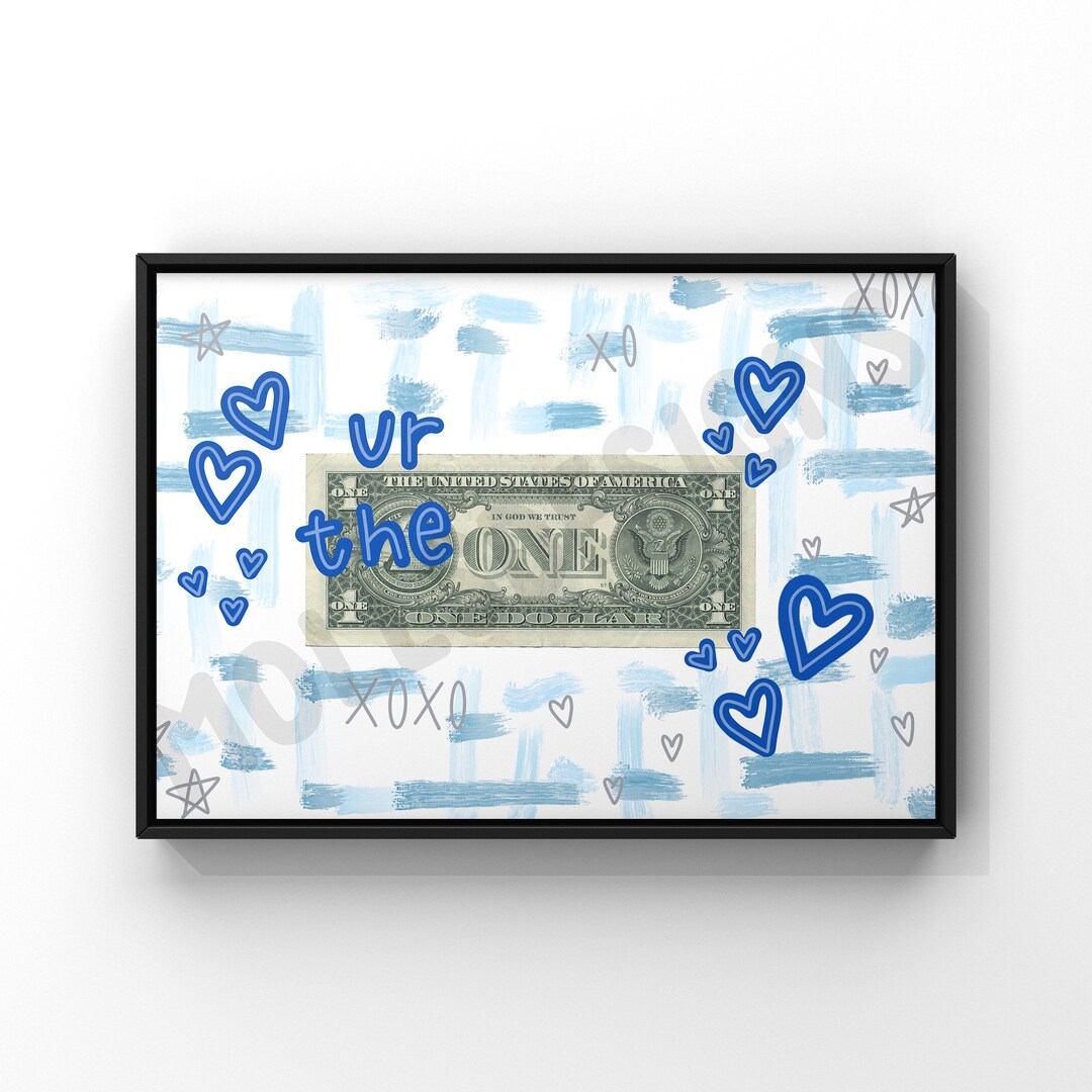 Preppy Ur the One Dollar Bill digital Download Preppy Wall - Etsy