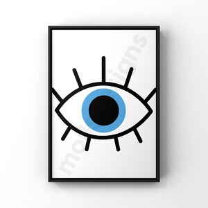 Preppy Eye digital Download Preppy Wall Art Room Decor - Etsy