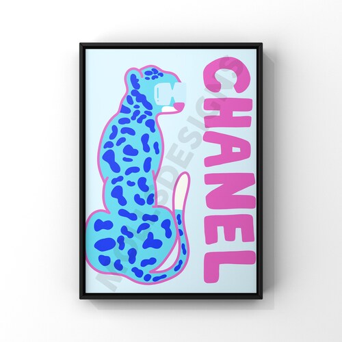 Blue Preppy Poster Hypnotic Print Preppy Wall Art Abstract - Etsy Australia