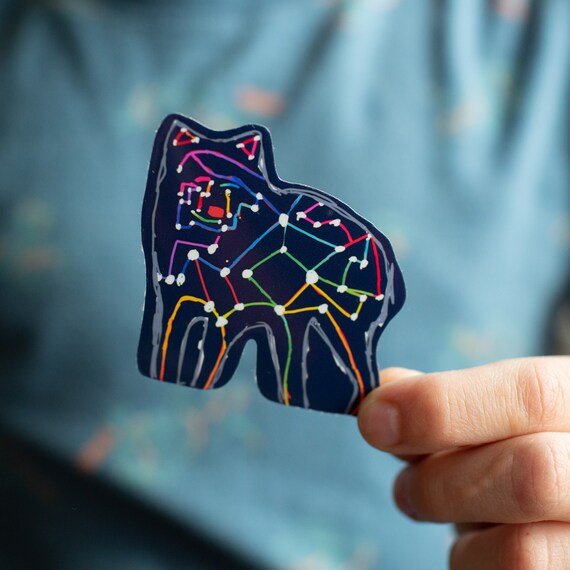 Robot Wolf Sticker Wolf Sticker Circuit Board Sticker | Etsy