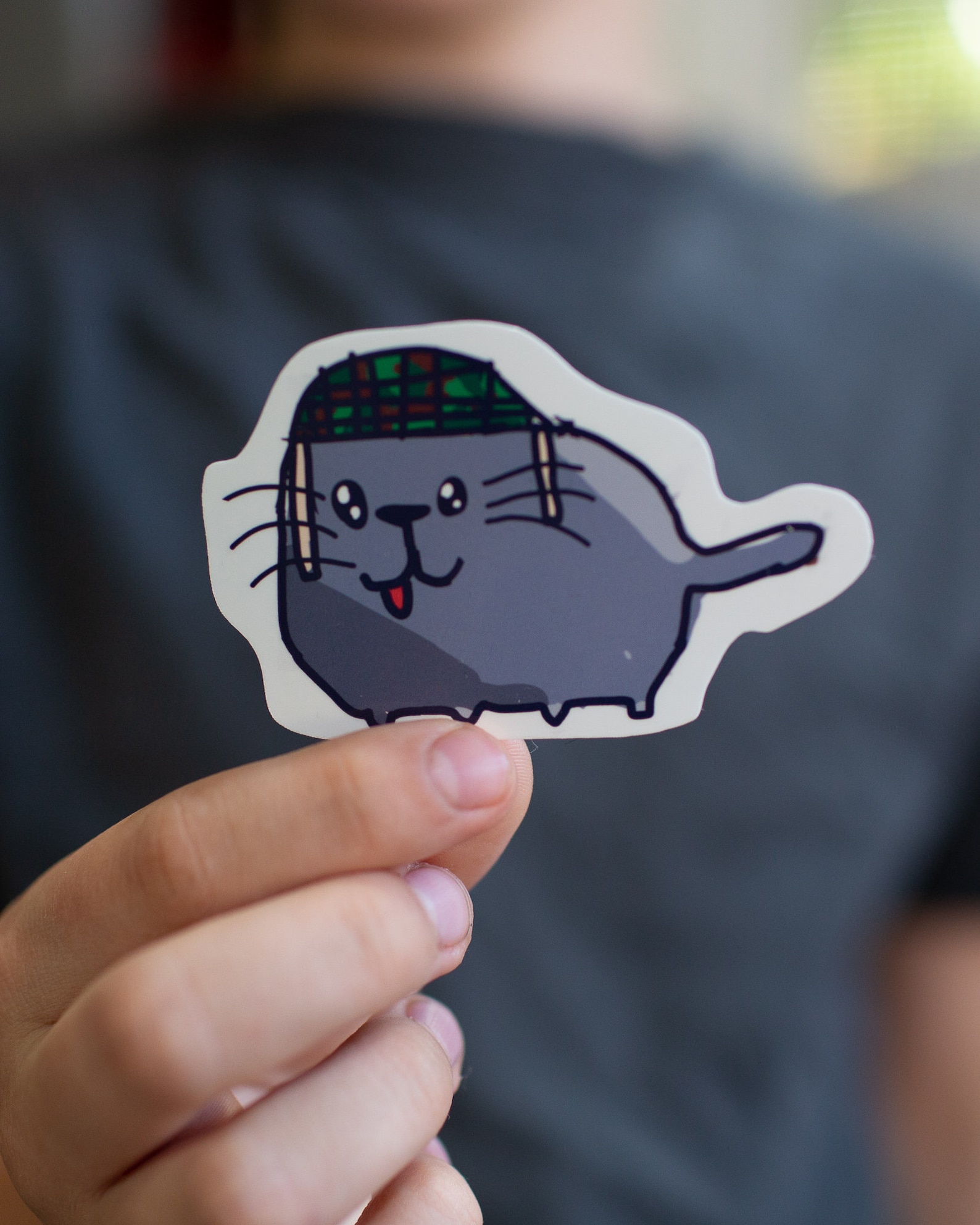 Army Cat Sticker, Cat Sticker, Army Sticker, Military Sticker, Crazy ...