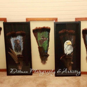 Hand Painted Turkey Feathers - Etsy