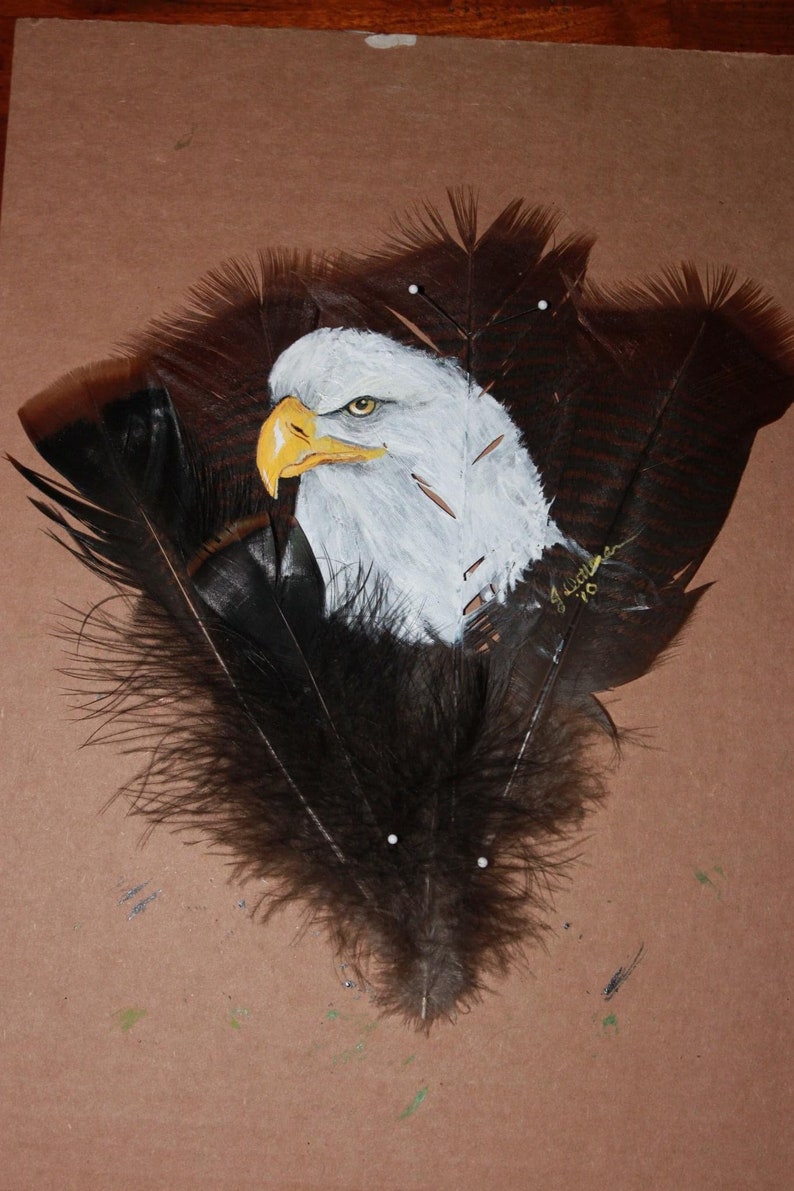 Hand Painted Turkey Feathers - Etsy