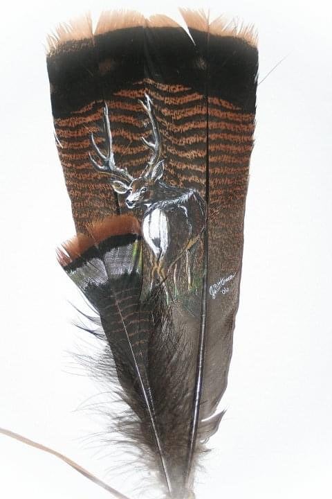 Hand Painted Turkey Feathers - Etsy