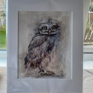 Original Owl Ink Drawing - Etsy