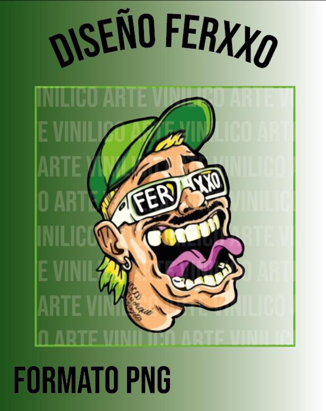 Ferxxo Feid PNG Design Feid Ferxxo Head - Etsy