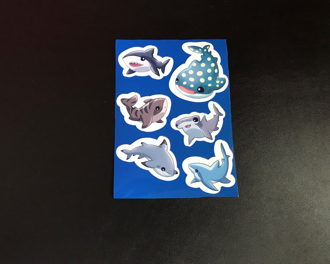 Sharks! Sticker Sheet - Etsy
