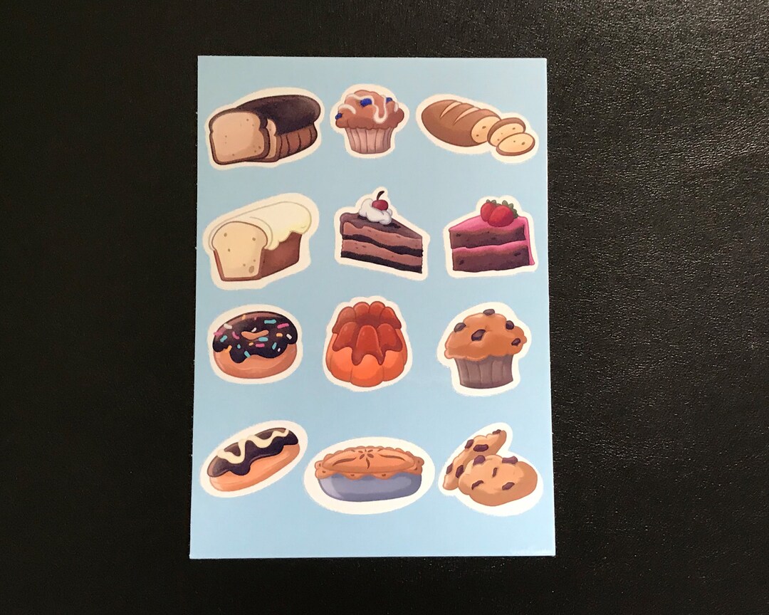 The Bakery! Sticker Sheet - Etsy