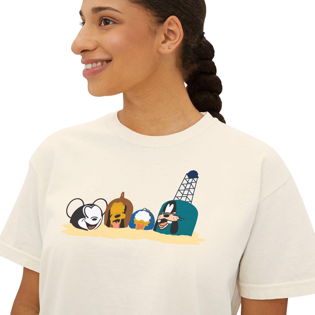 Castaway Cay Mount Rustmore Women's Boxy Tee - Etsy