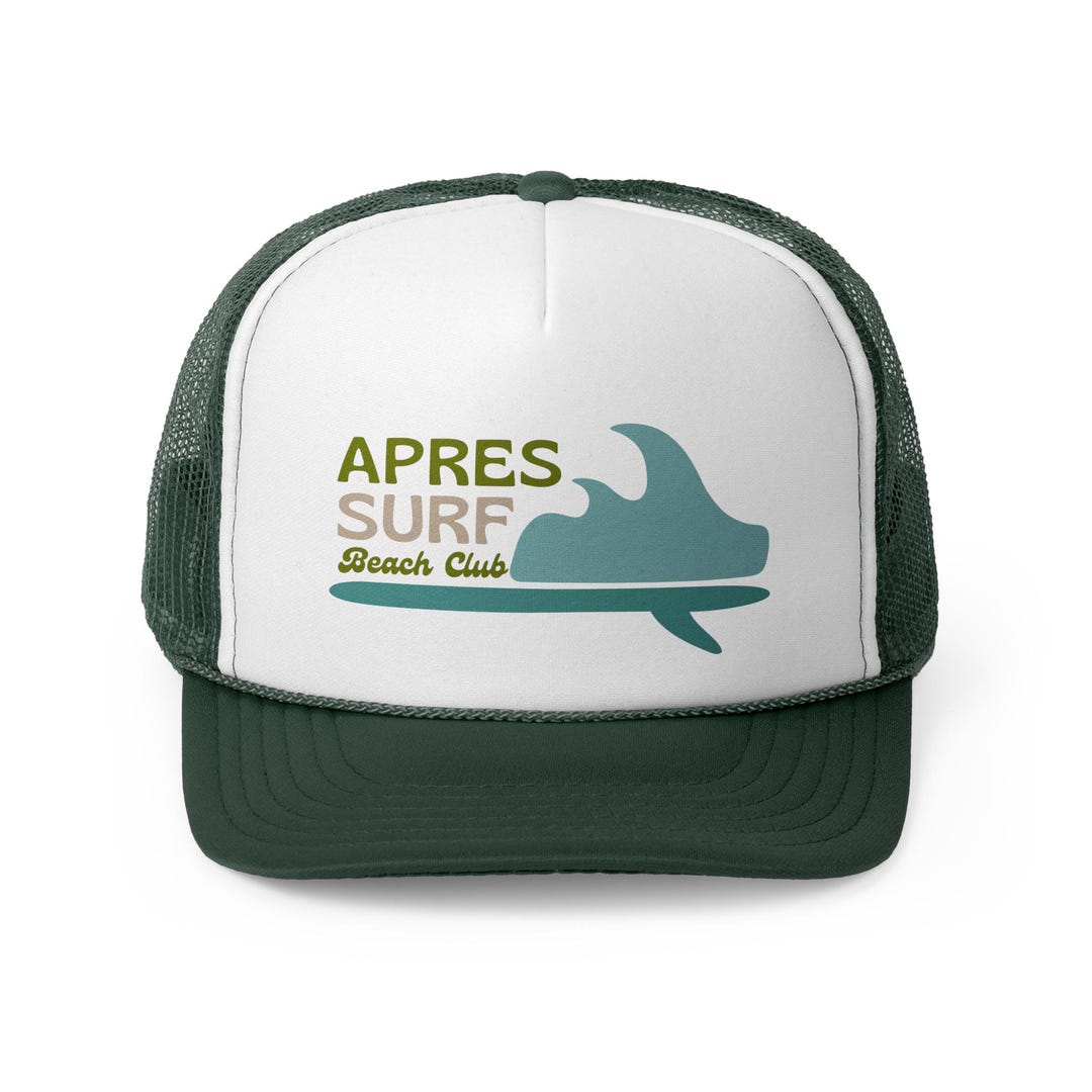 Apres Surf Beach Club Trucker Caps - Etsy