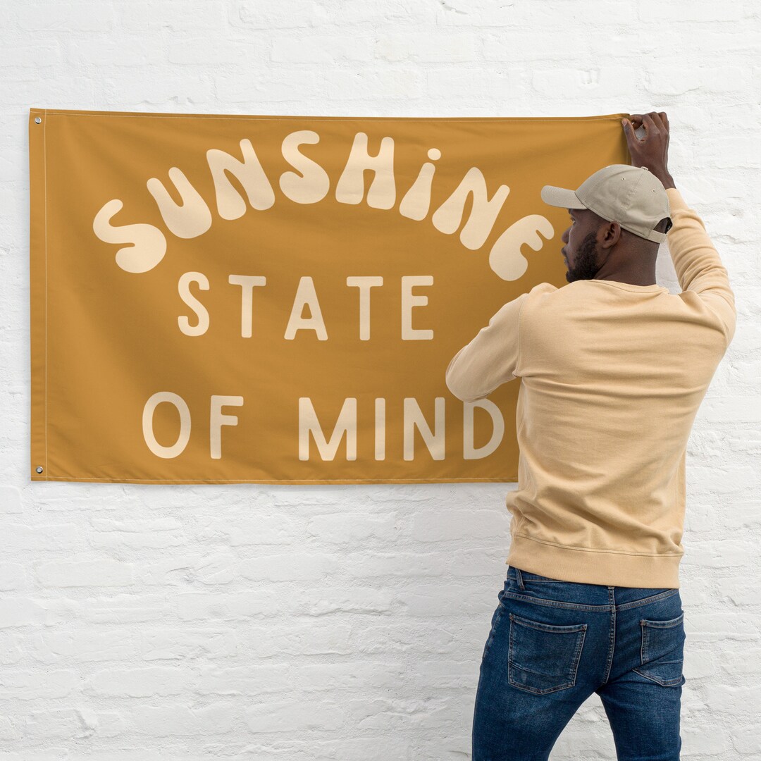 Sunshine State of Mind Flag - Etsy