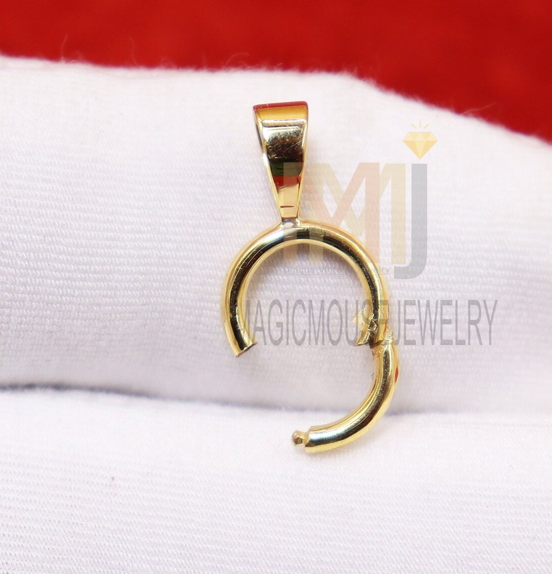 Gold Cloud Charm Holder - Etsy