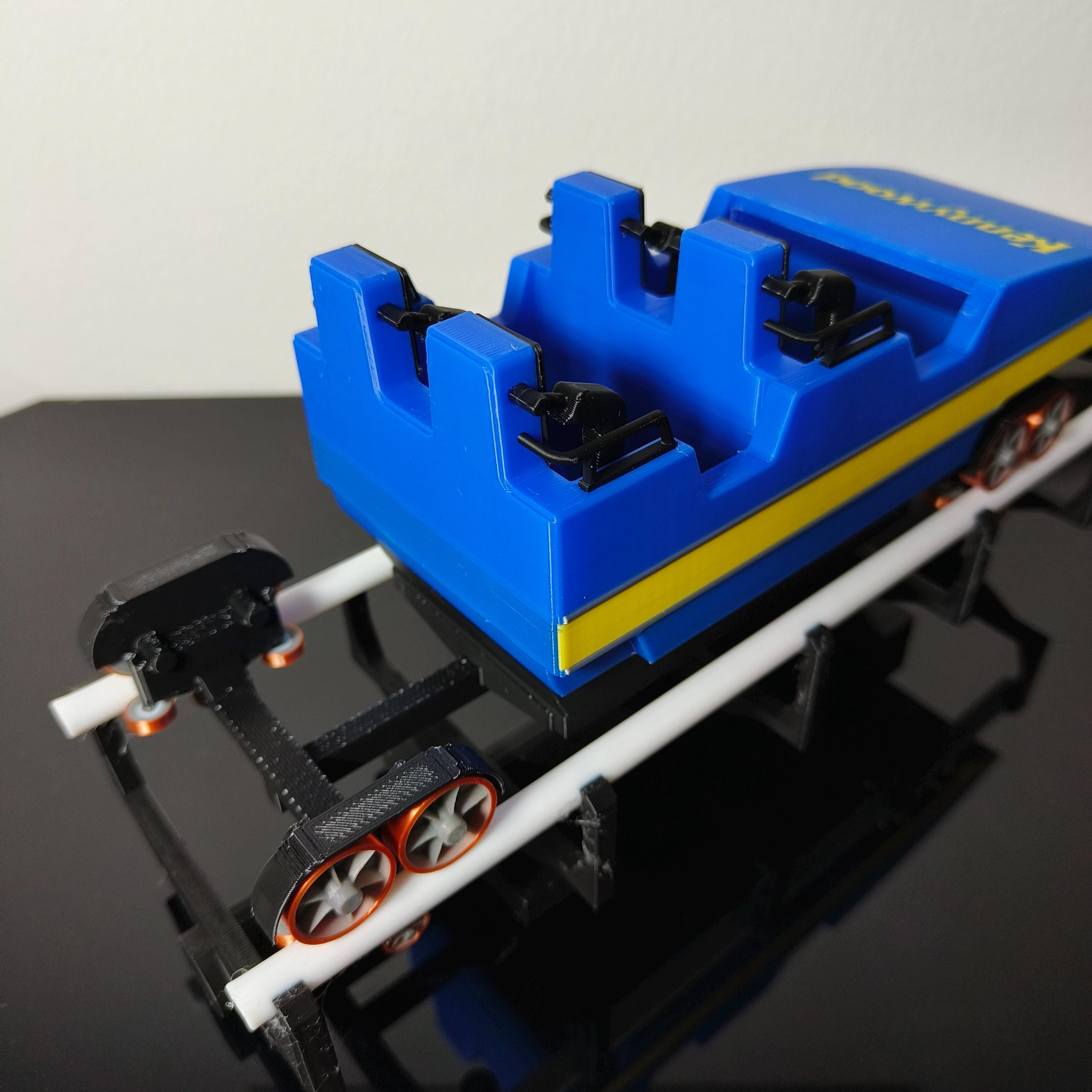 Steel Phantom Kennywood Looping Roller Coaster Train Model 3d Printed ...