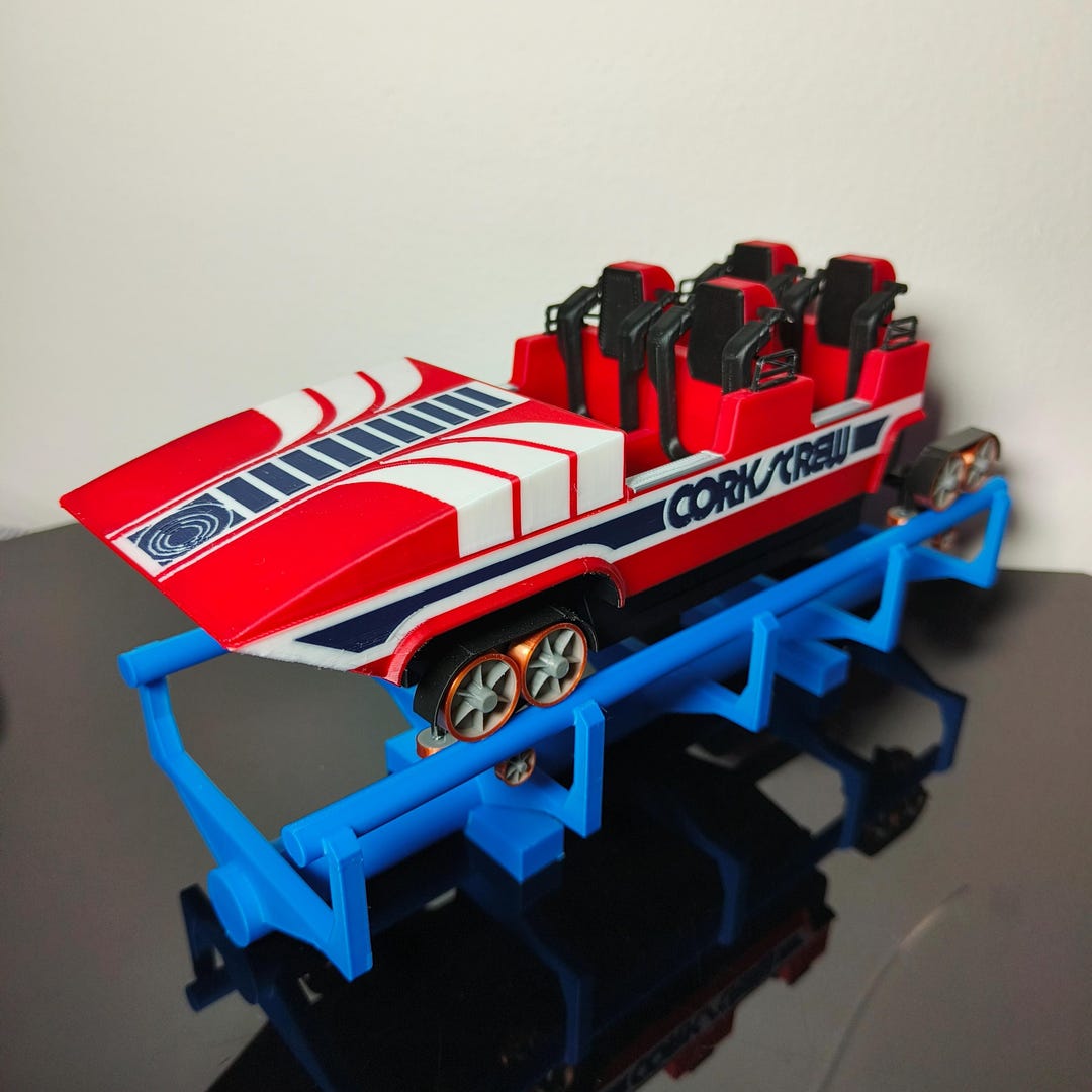 3d Printed Corkscrew Train Cedar Point - Front Car Collectible Gift - Etsy