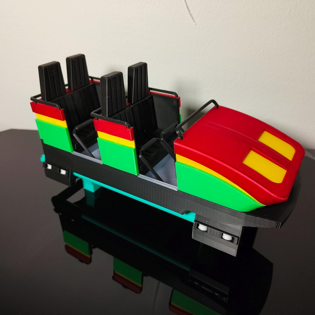 3d Printed Montezooma's Revenge Schwarzkopf Looping Roller Coaster ...