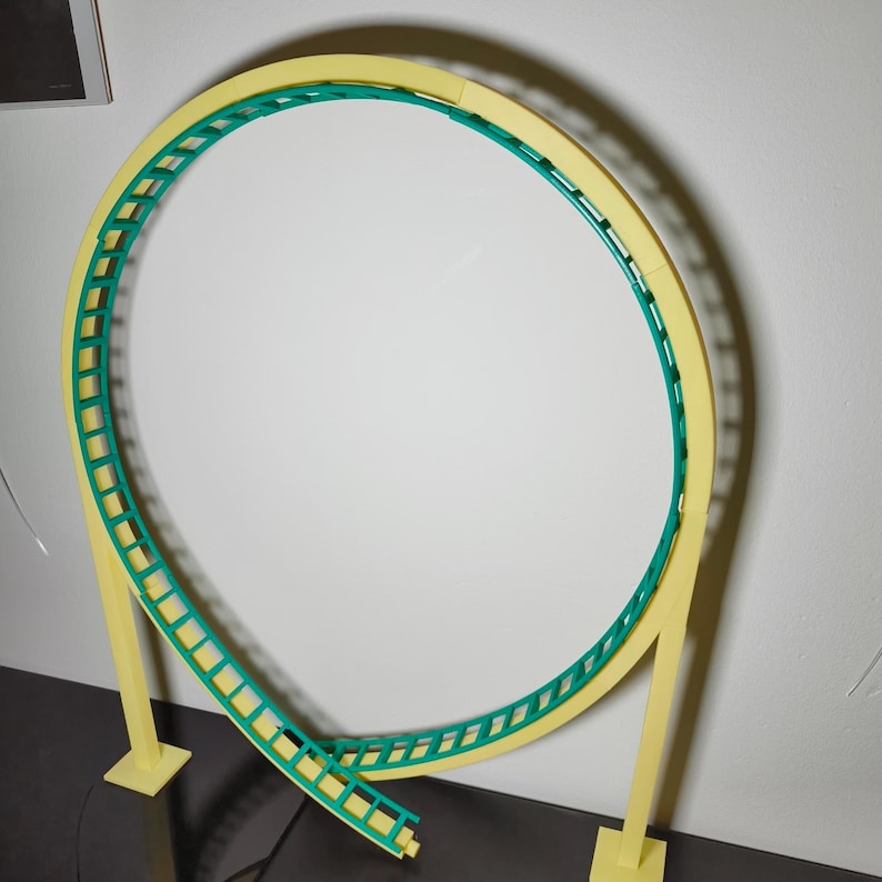 3d Printed Schwarzkopf Looping Roller Coaster Track Model - Etsy
