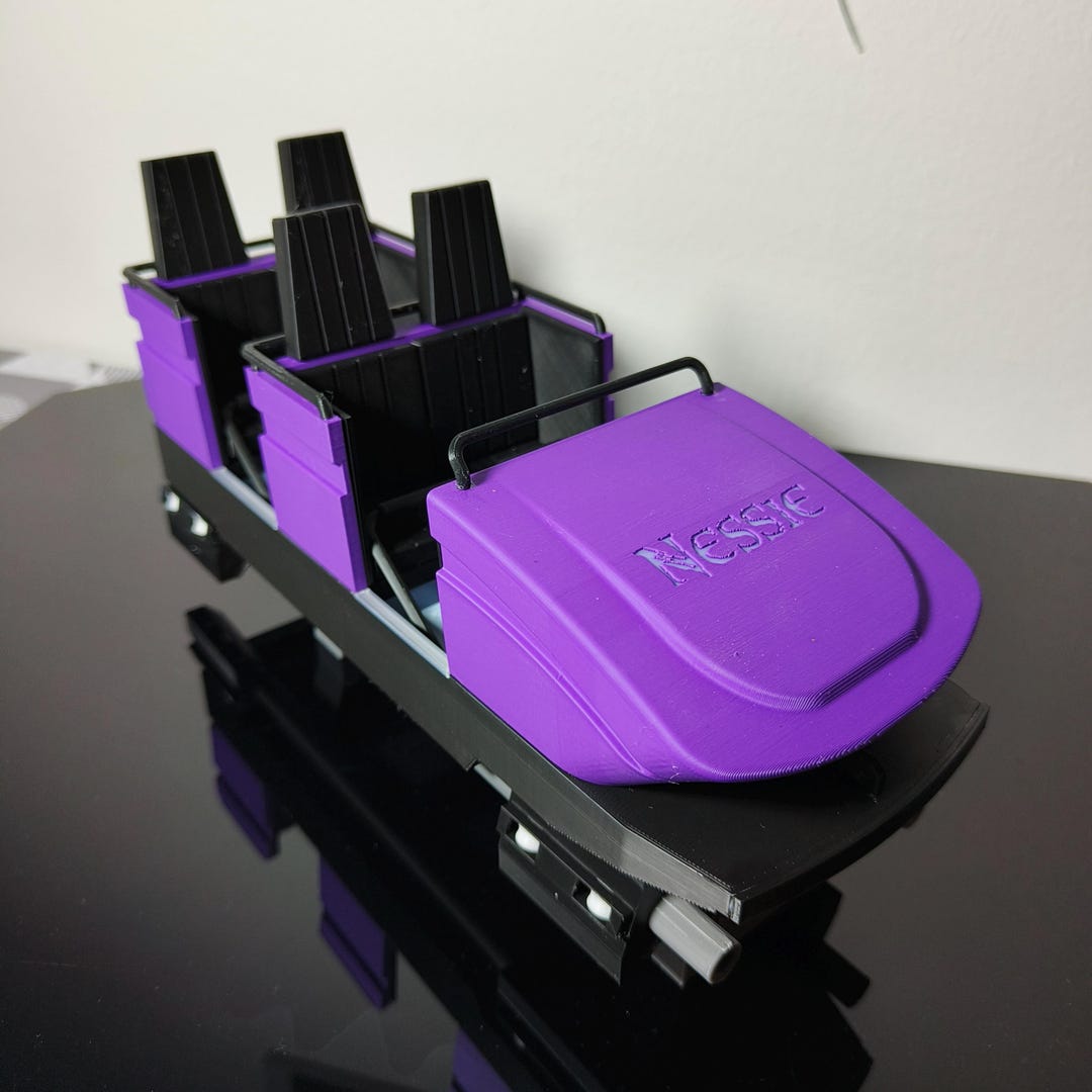 3d Printed Nessie Schwarzkopf Looping Roller Coaster Train Model Hansa ...