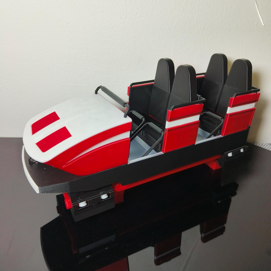 3d-printed Laser Loop Coaster Train Model – Dorney Park Tribute ...