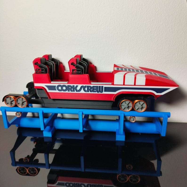 3d Printed Corkscrew Train Cedar Point - Front Car Collectible Gift - Etsy