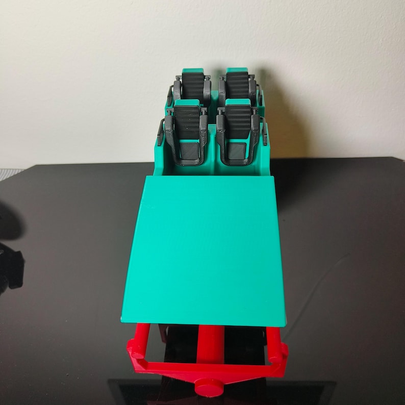 3D Printed Viper Coaster Train Model – Six Flags Magic Mountain Tribute ...