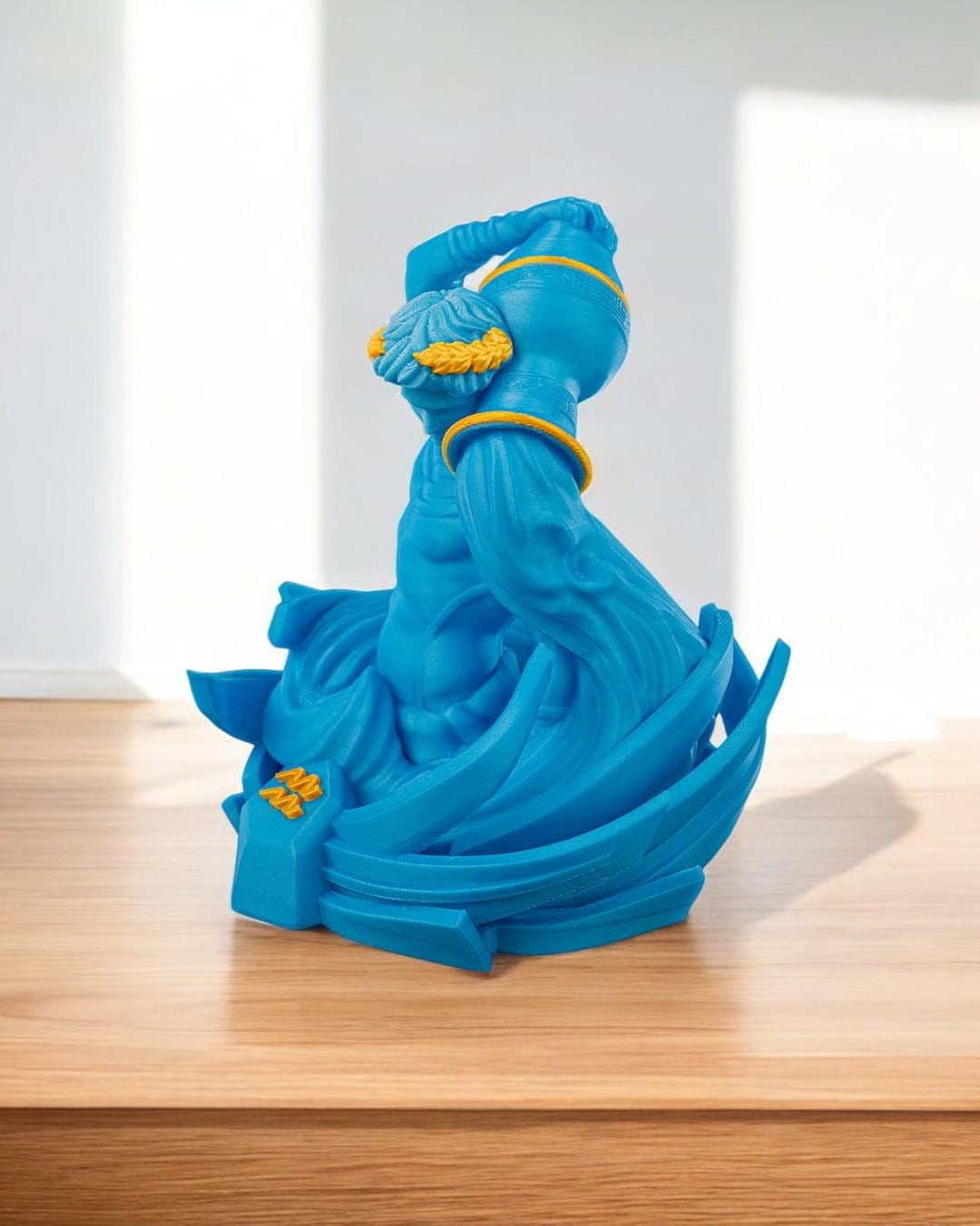 Zodiac Aquarius Statue 3d Printed Multicolor Gift - Etsy