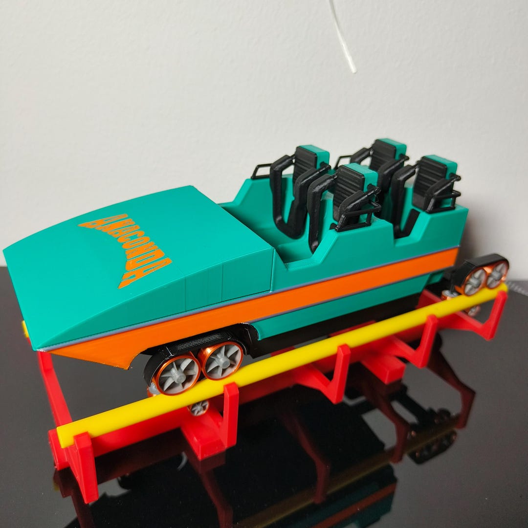 Anaconda Kings Dominion Looping Roller Coaster Train Model 3d Printed ...