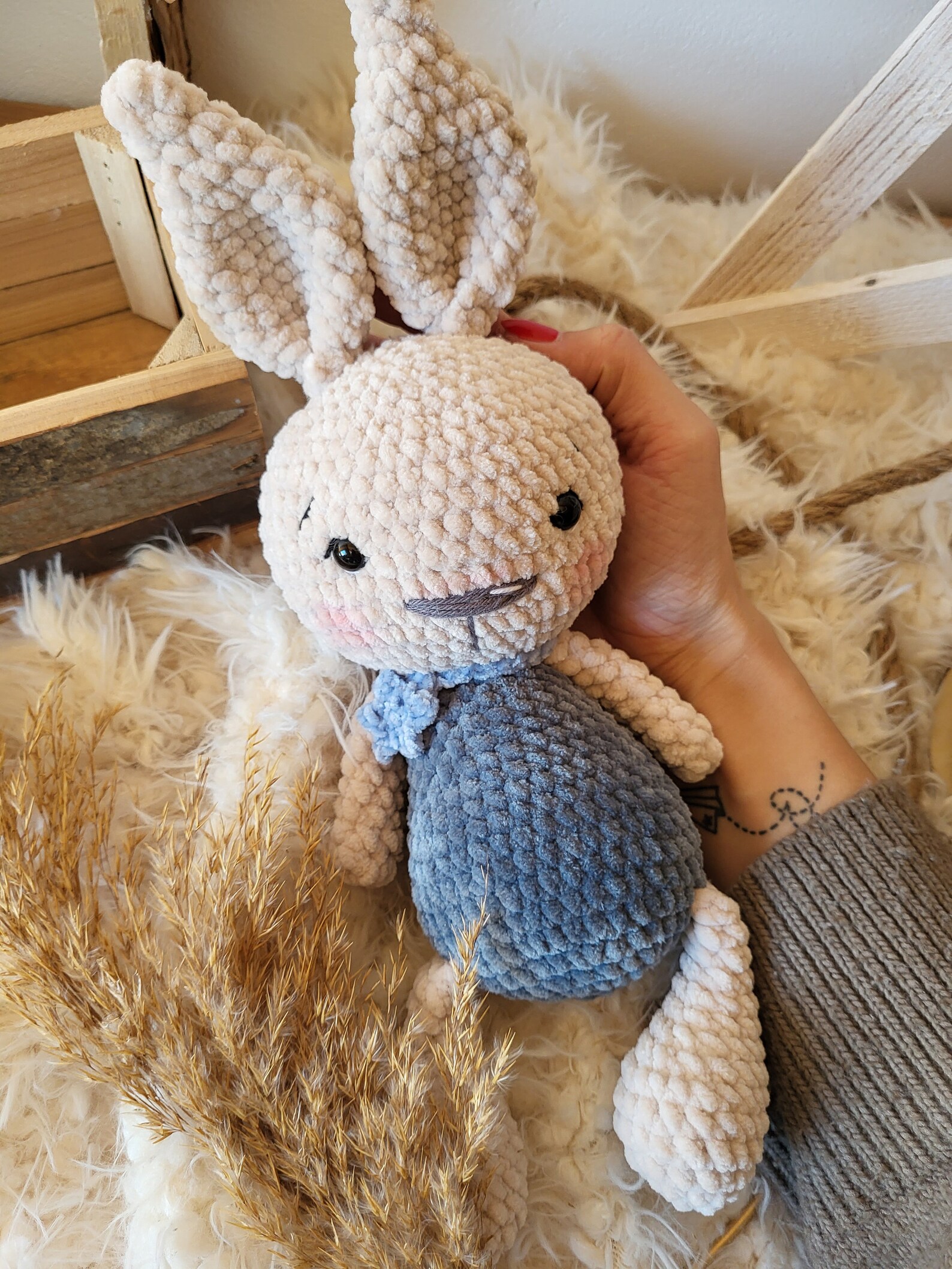Patrón de crochet | Smilla Sternenpo | Conejito | Inglés/Alemán | PDF ...