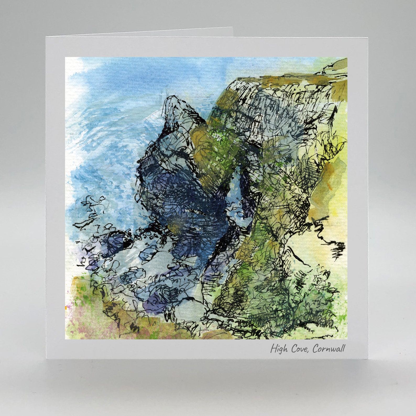 High Cove, Cornwall: Greetings Card and Art Print - Etsy