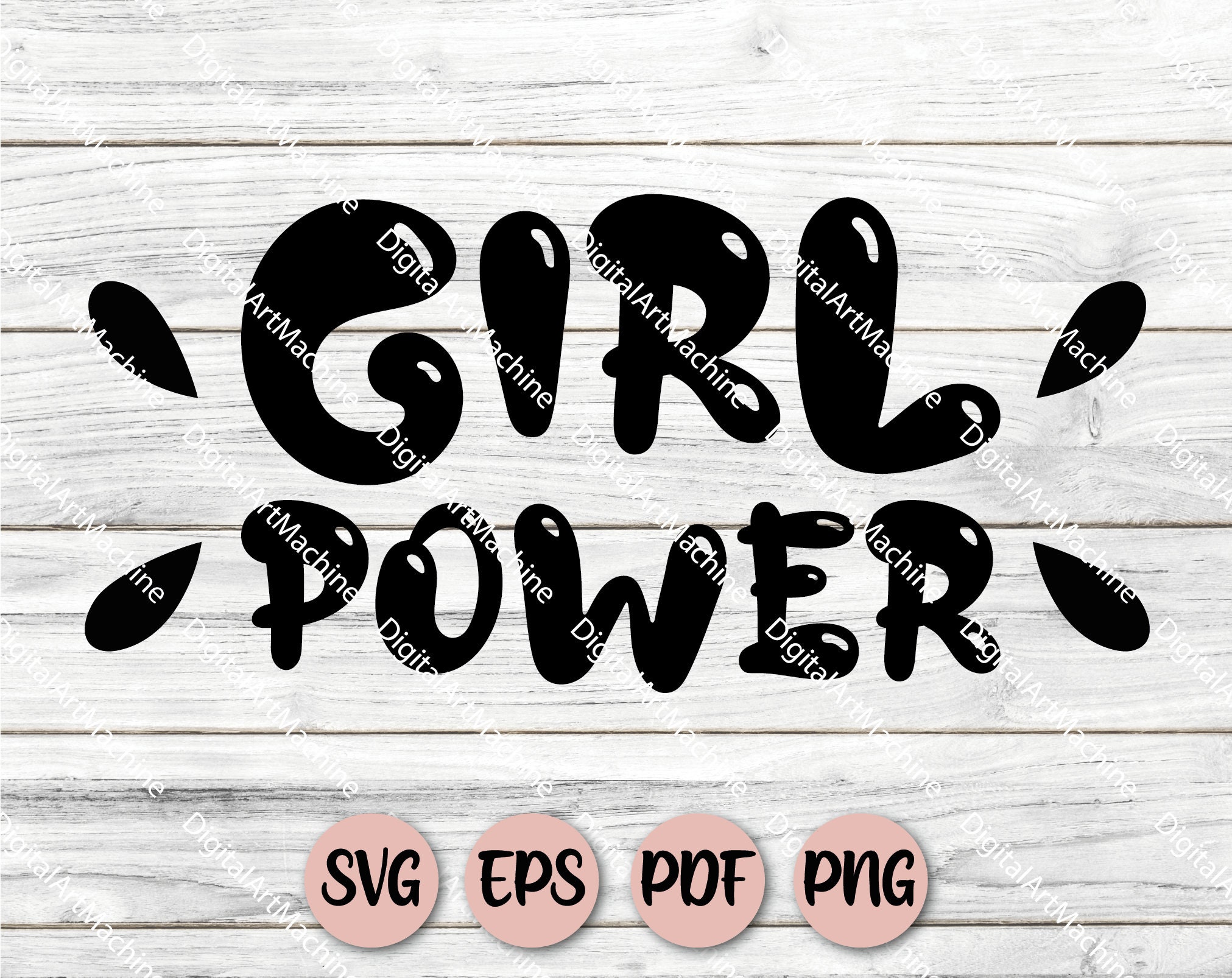 Girl Power Svg Girl Power Svg File Girl Power Cut File Etsy