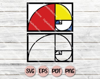 Golden Ratio Svg | Etsy
