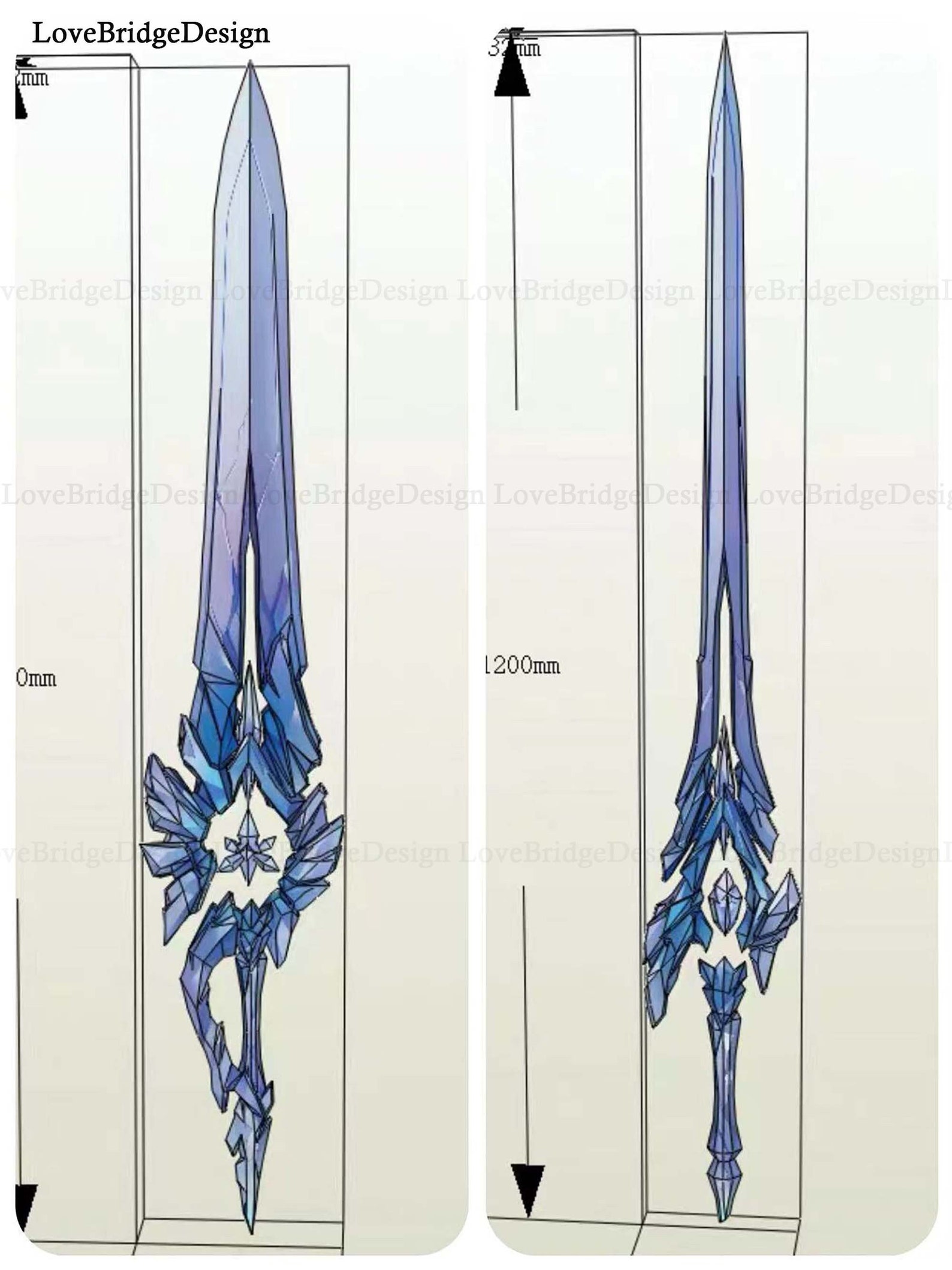 Honkai: Star Rail Jingliu Cosplay Weapon PDO File EVA - Etsy